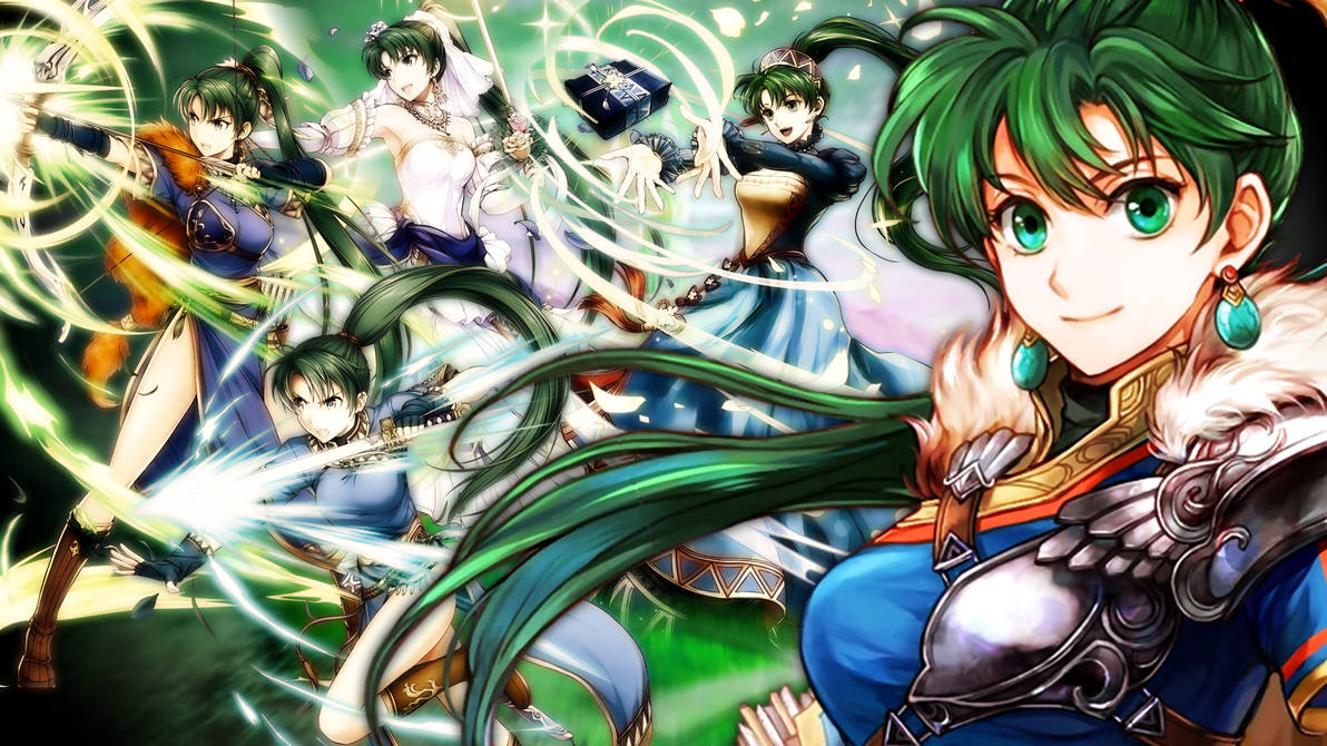 Fire Emblem Heroes - Lyn Emblem Wallpaper by AuroraMaster on DeviantArt