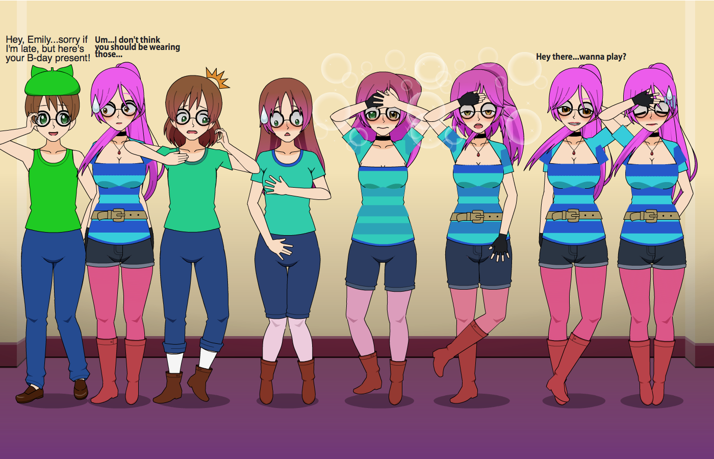Early Birthday: EmilyRees Twinning TG MC Sequence by Nitro-The-Flygon on DeviantArt