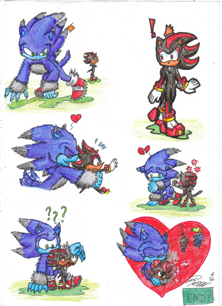 Sonic Werehog Meet Shadow By Romy The Hedgehog 18 On Deviantart