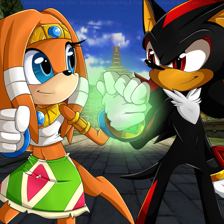 Shadow and Tikal by Snowify on DeviantArt