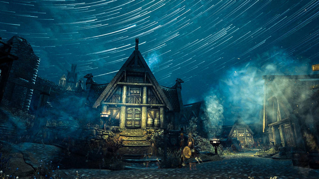 Skaal Village - Skyrim by WatchTheSkiies on DeviantArt