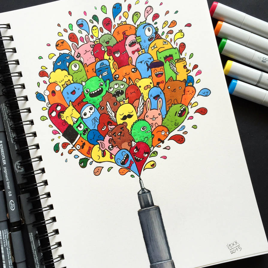 HOW TO DOODLE (tutorial video) by VinceOkerman on DeviantArt