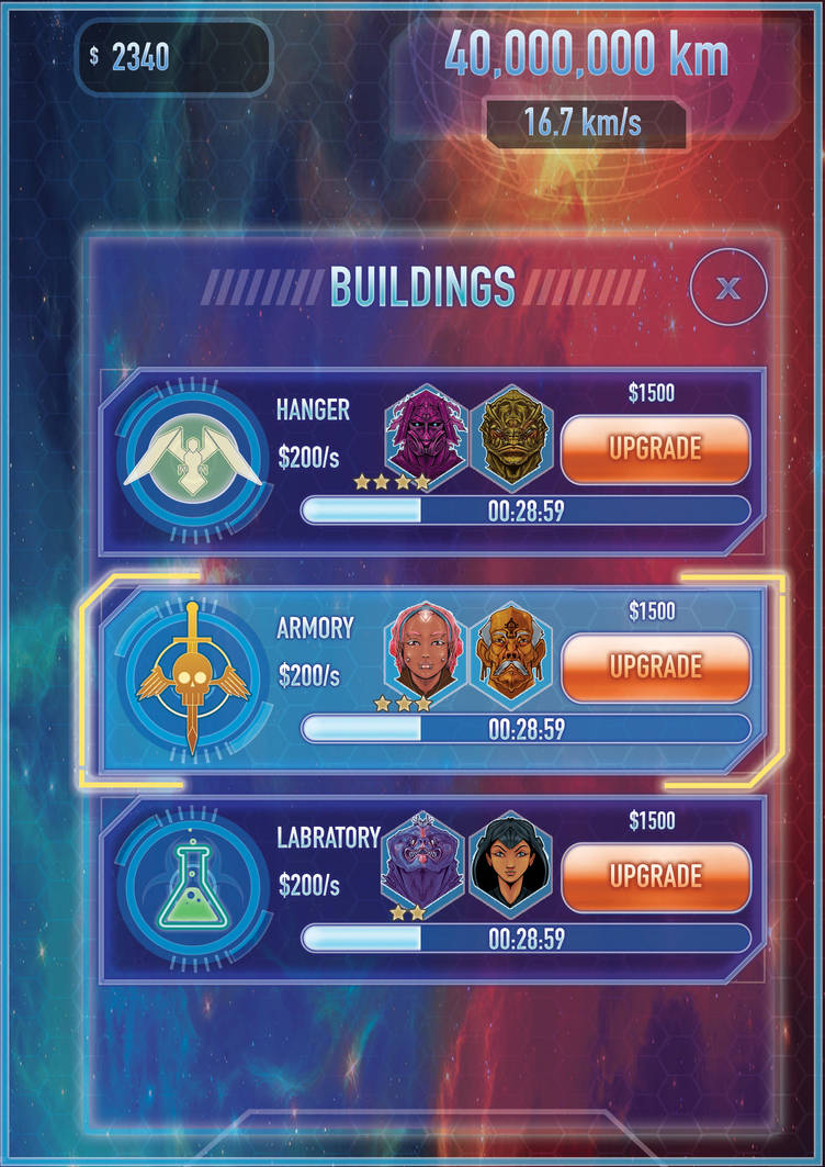 Ui Space Game