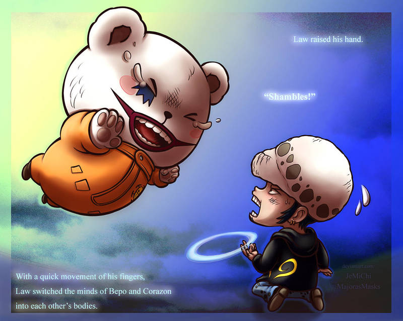 [One Piece] Shambles - lineart by MajorasMasks on DeviantArt