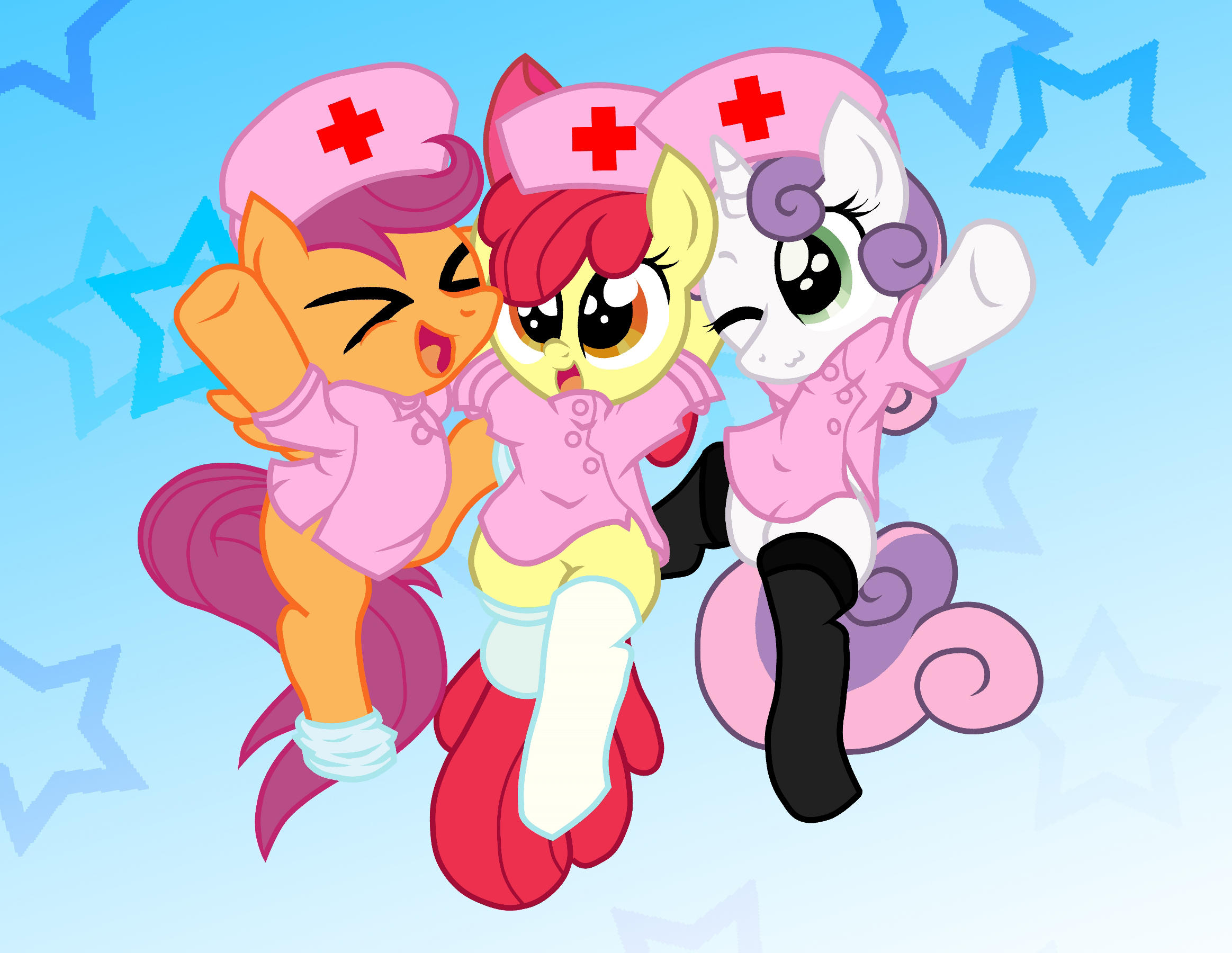 Cutie Mark Crusader Nurses by Pyruvate on DeviantArt