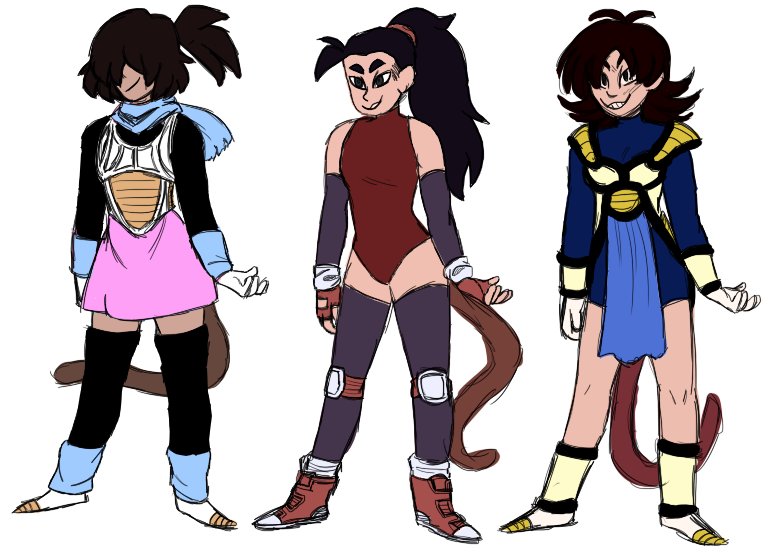 |A| Female Saiyans! PAYPAL 2/3 OPEN by Bananeurysms on DeviantArt
