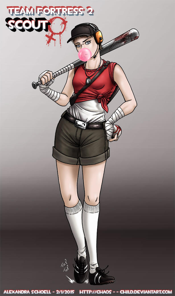 Tf2 Scout Girl