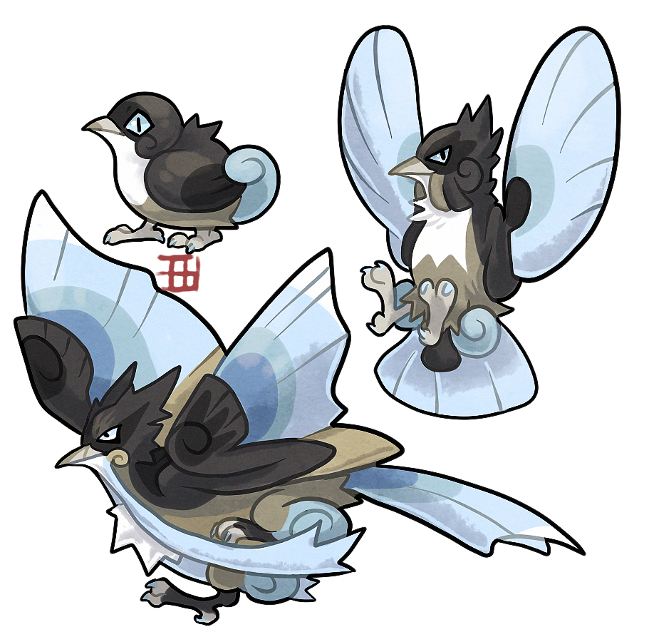 Bird fakemon by griffsnuff on DeviantArt