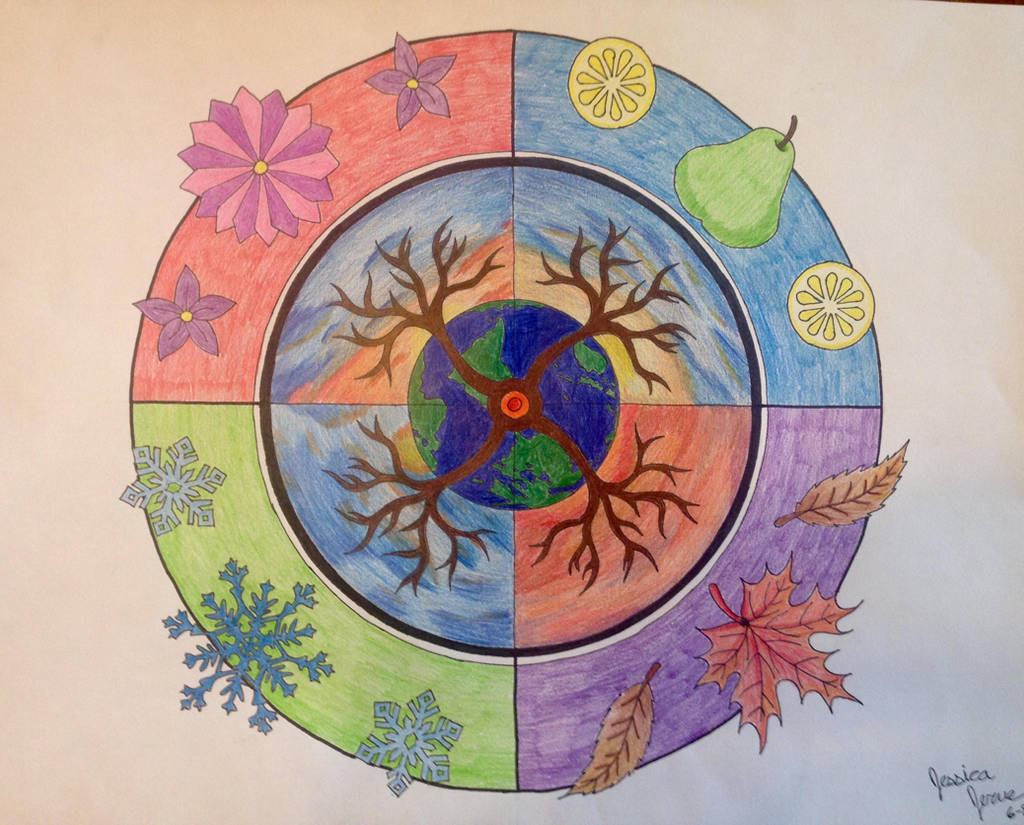Four Seasons Mandala by Taiyou-and-Tsuki on DeviantArt