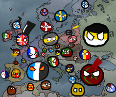 Countryballs | WW2 European Allied Powers by AirstormMLP on DeviantArt