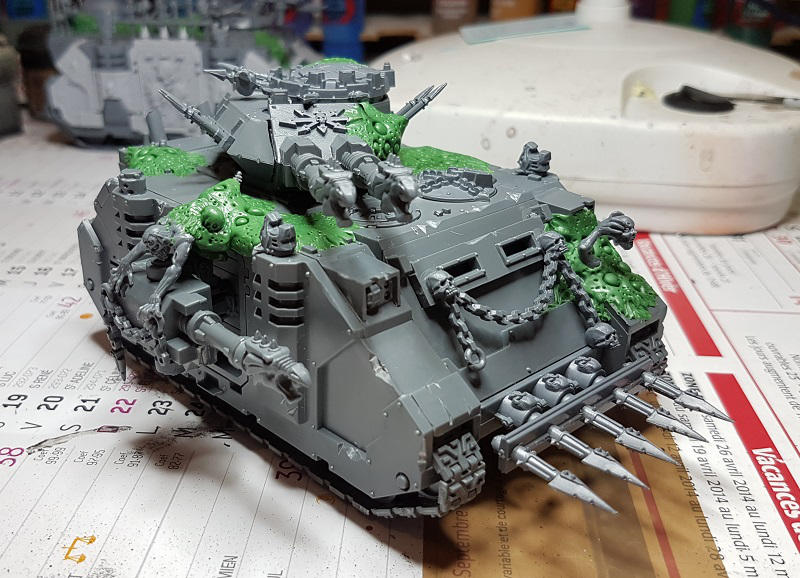 WIP - SMC - Nurgle Predator by TheWayOfTempest on DeviantArt