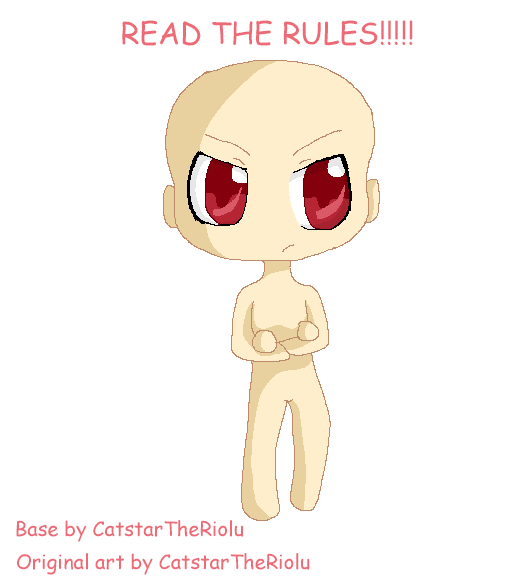 Annoyed Chibi Girl Base by MadnessOfMana on DeviantArt