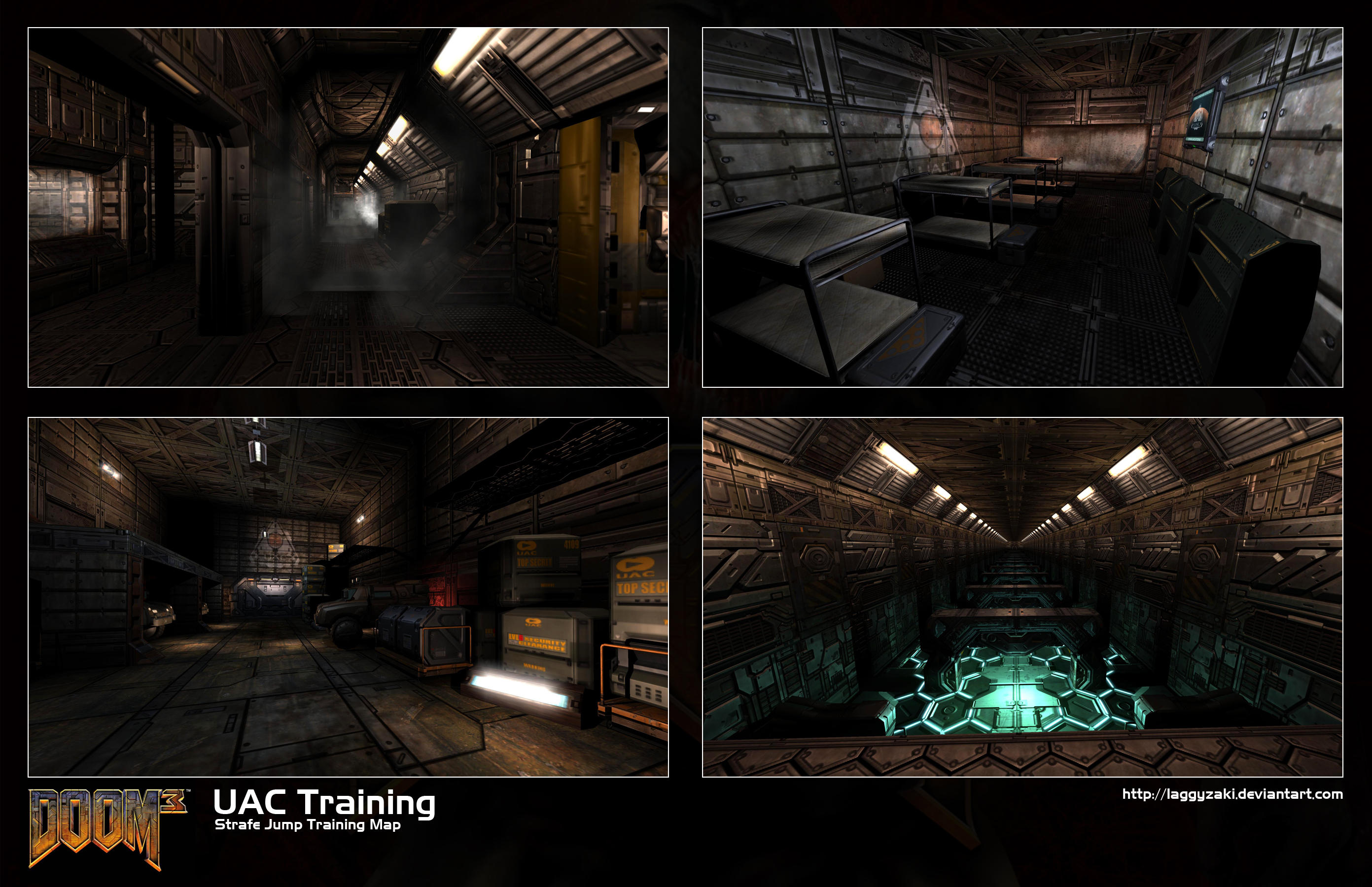 Doom 3 MP Map: UAC Training by Laggyzaki on DeviantArt