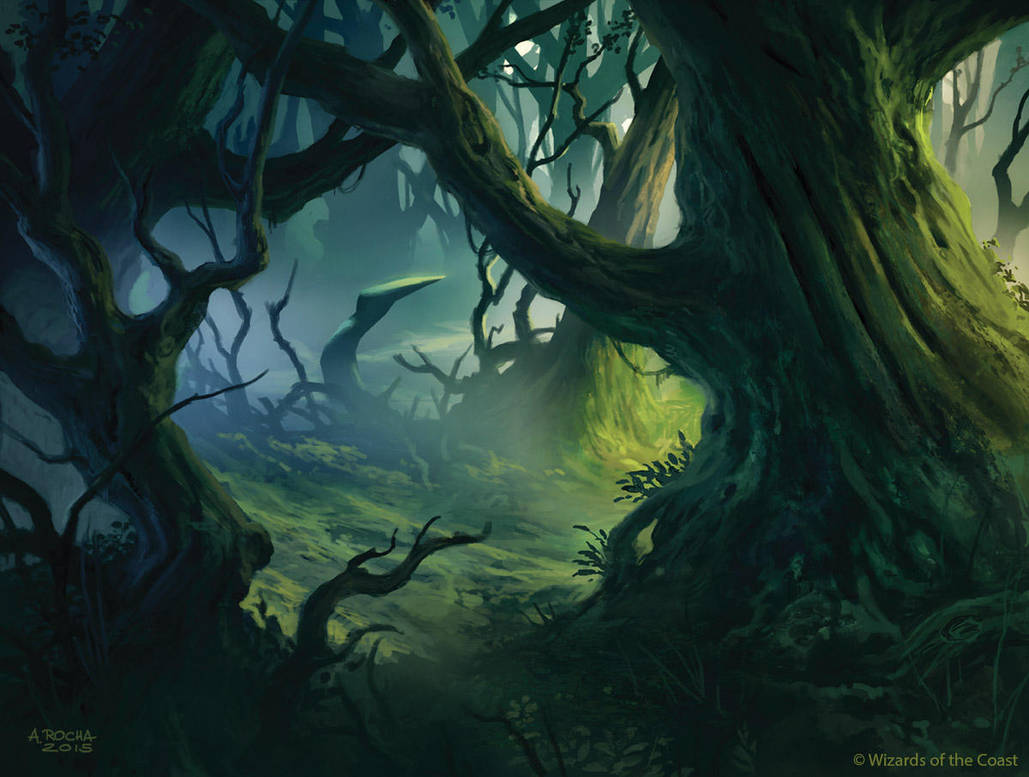 MTG - Shadows Over Innistrad - Basic Land - Forest by andreasrocha on ...