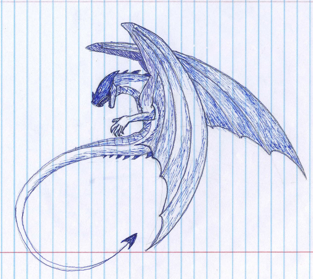 Blue Pen Sketch by Nalika-STR on DeviantArt