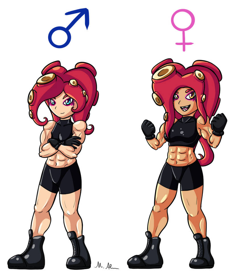 Evolved Octoling Concept Alternate Human Form By Paragon Yoshi On Deviantart