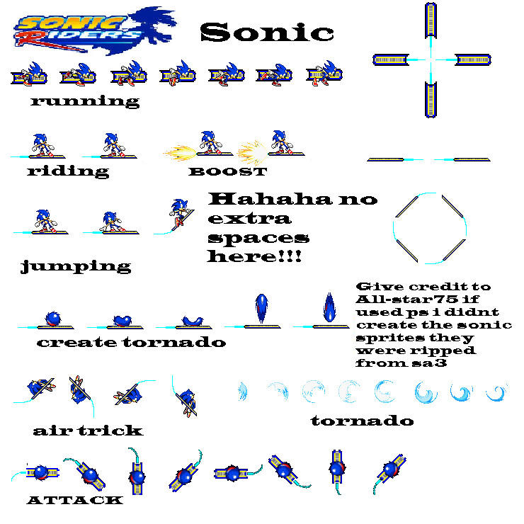 Sonic Riders: Sonic by masterdragon75 on DeviantArt