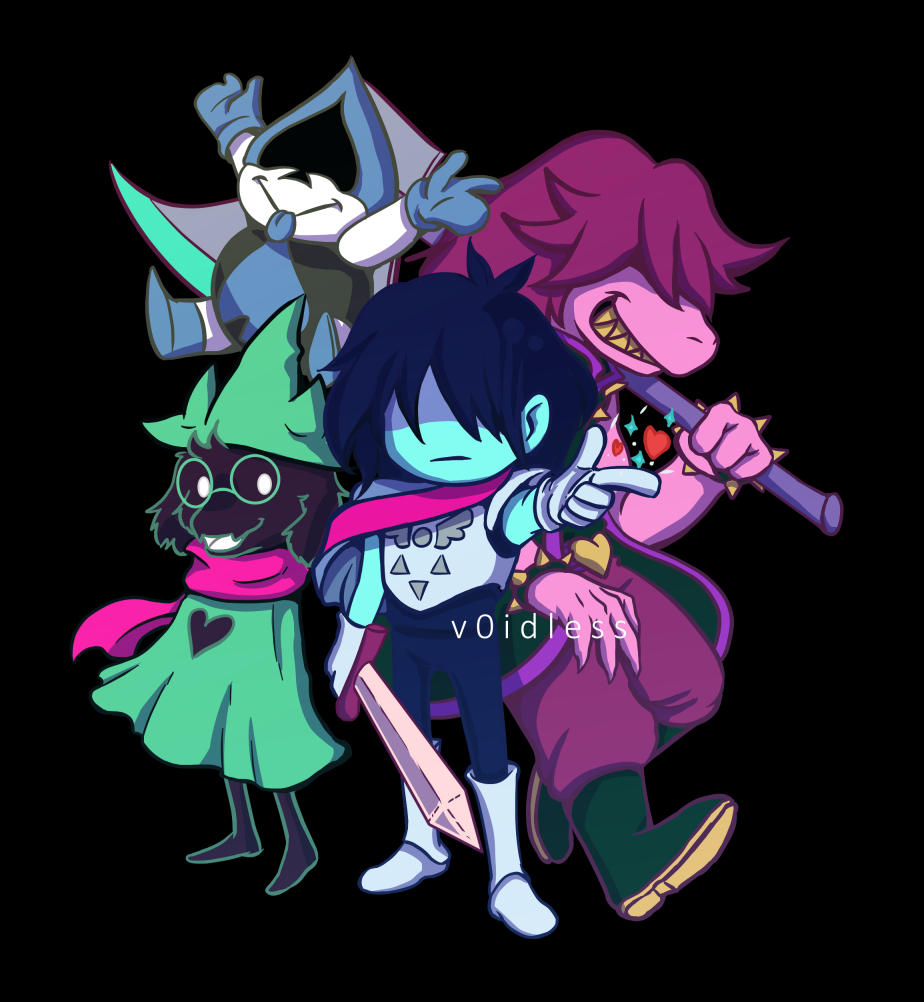 Deltarune Gang by v0idless on DeviantArt