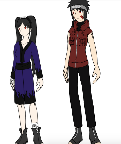 Oc's on Hapuriainen's Naruto character creator by VioletBlue99 on ...