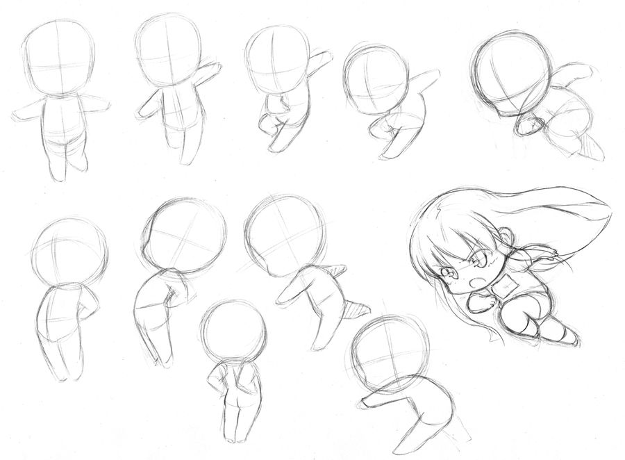 Chibi Practice 5 By Catplus On Deviantart