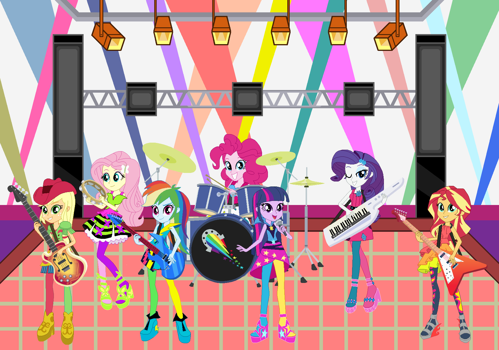 Rainbooms Showtime by Tantastirke on DeviantArt