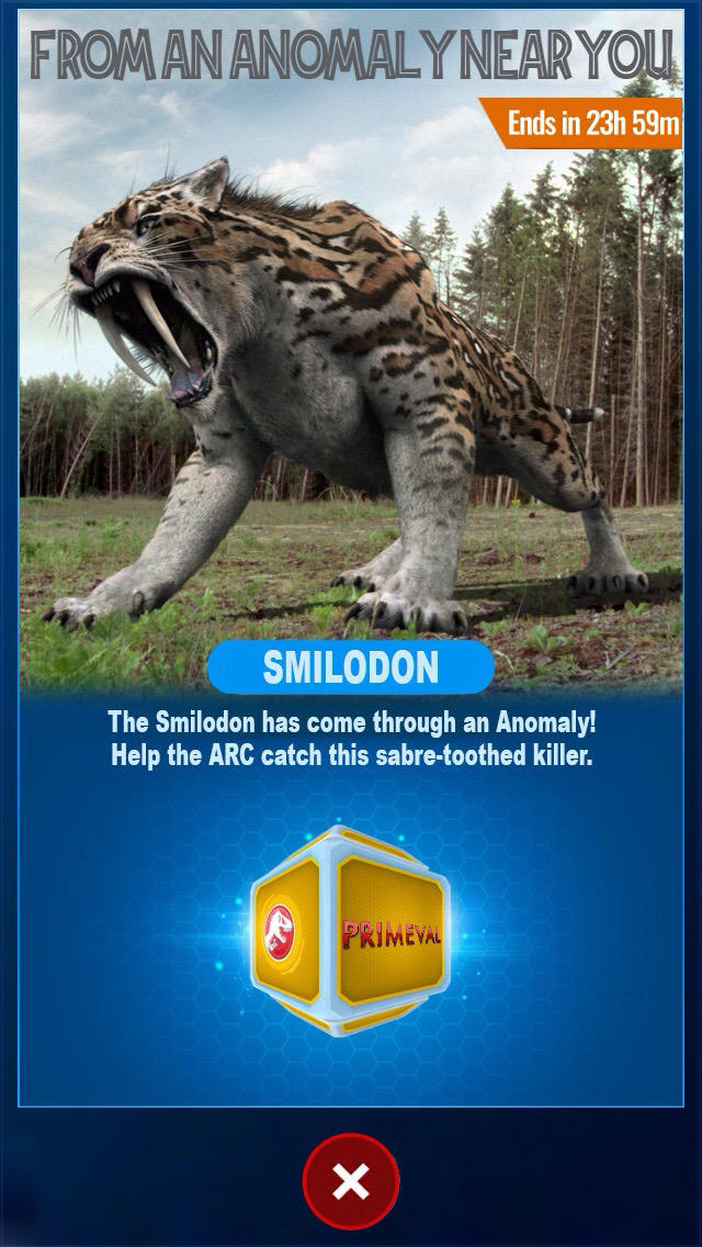 Primeval/Jurassic World Alive - Smilodon by The-ARC-Minister on DeviantArt