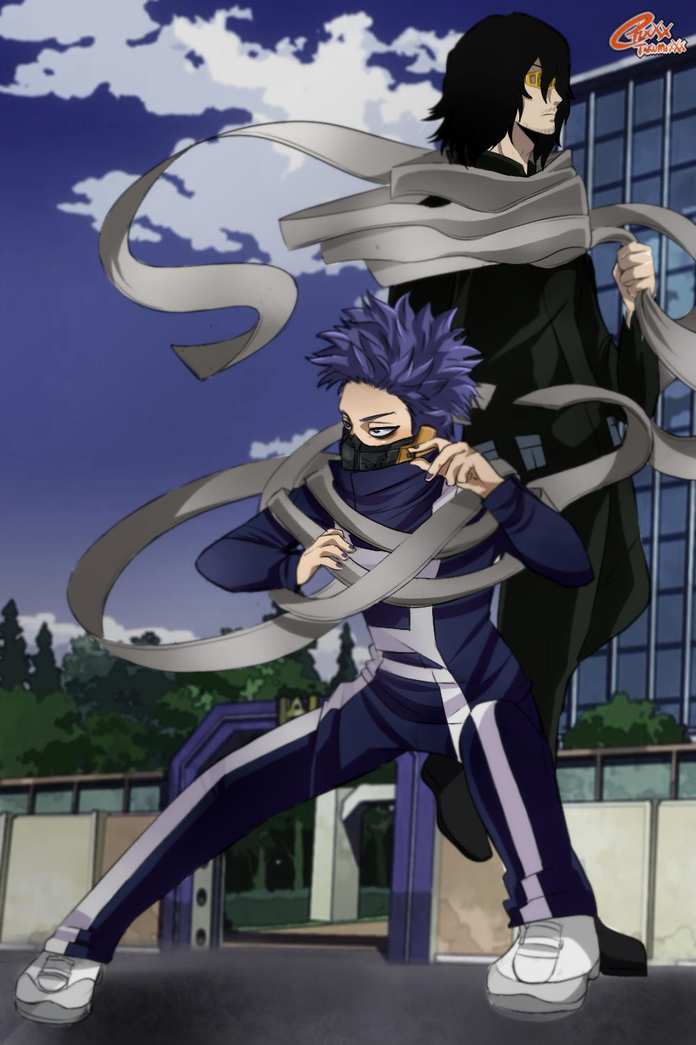 BNHA - Shinsou And Aizawa by TakumixXx on DeviantArt