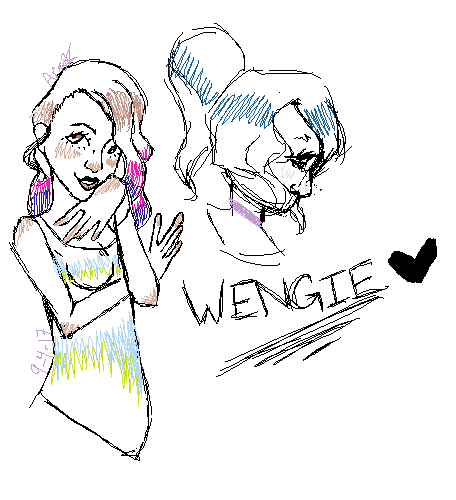 Wengie sketch *Fanart* by AraStarShimmers on DeviantArt