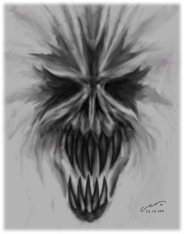 Skull of shadow by Flo4NTO on DeviantArt