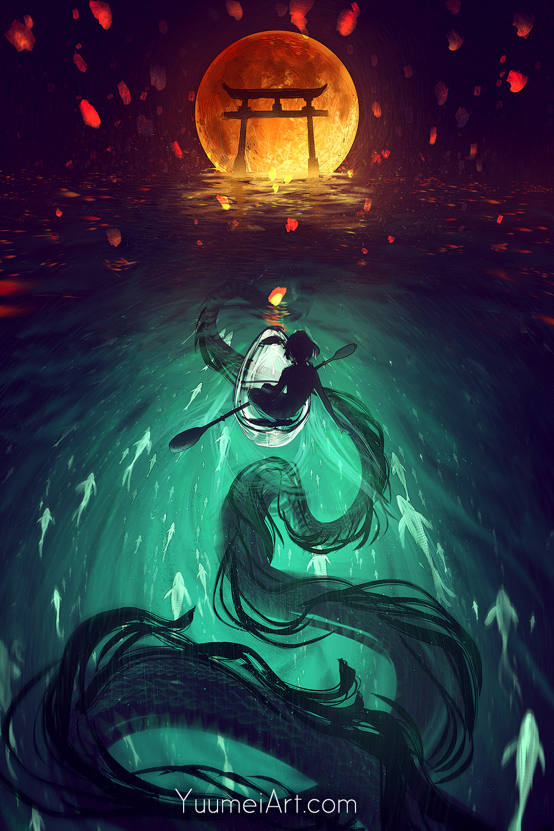 Water's Shadow by yuumei on DeviantArt