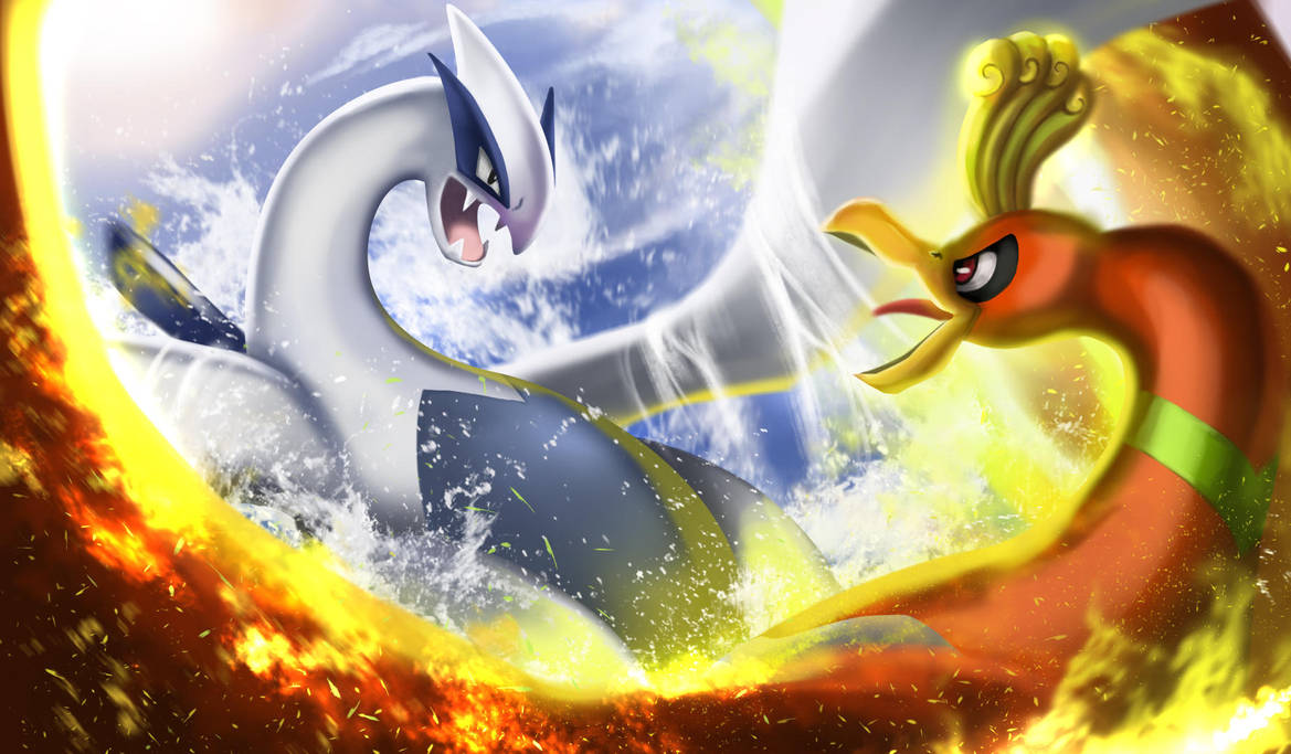 Lugia vs Ho-oh by jaylospekaza on DeviantArt