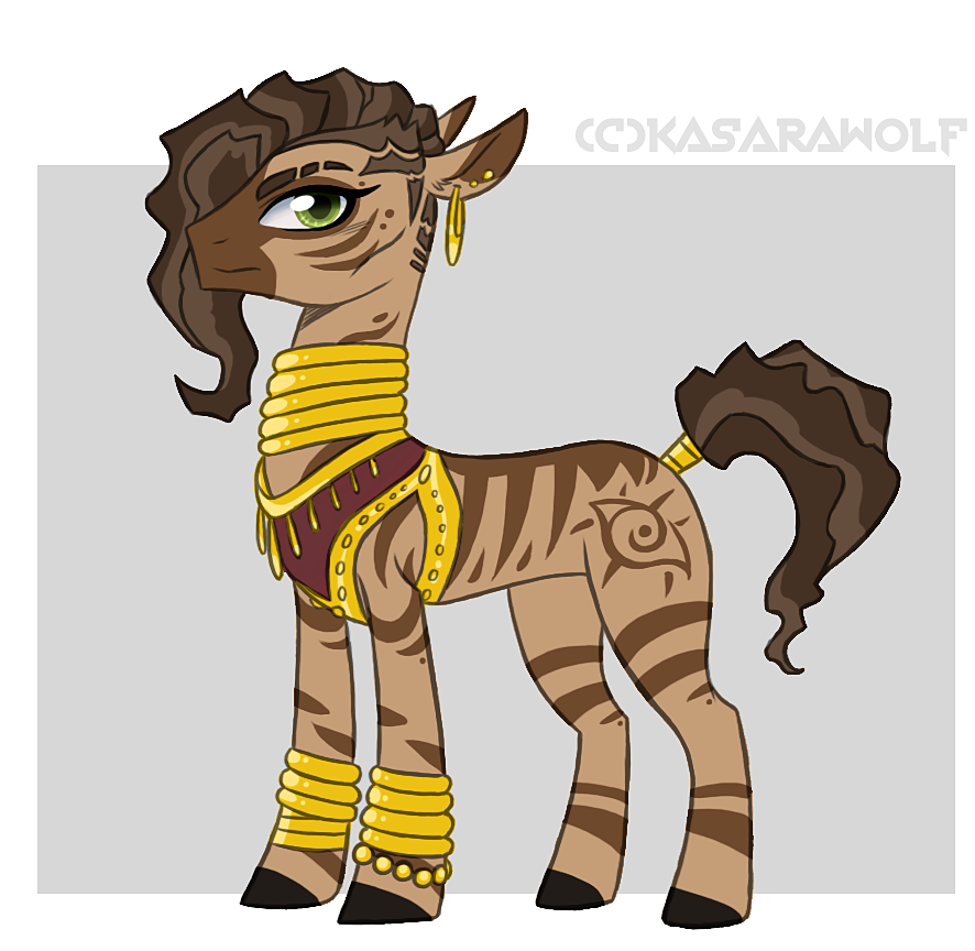MLP Zebra Adopt Auction 1 GONE by Kasara-Designs on DeviantArt