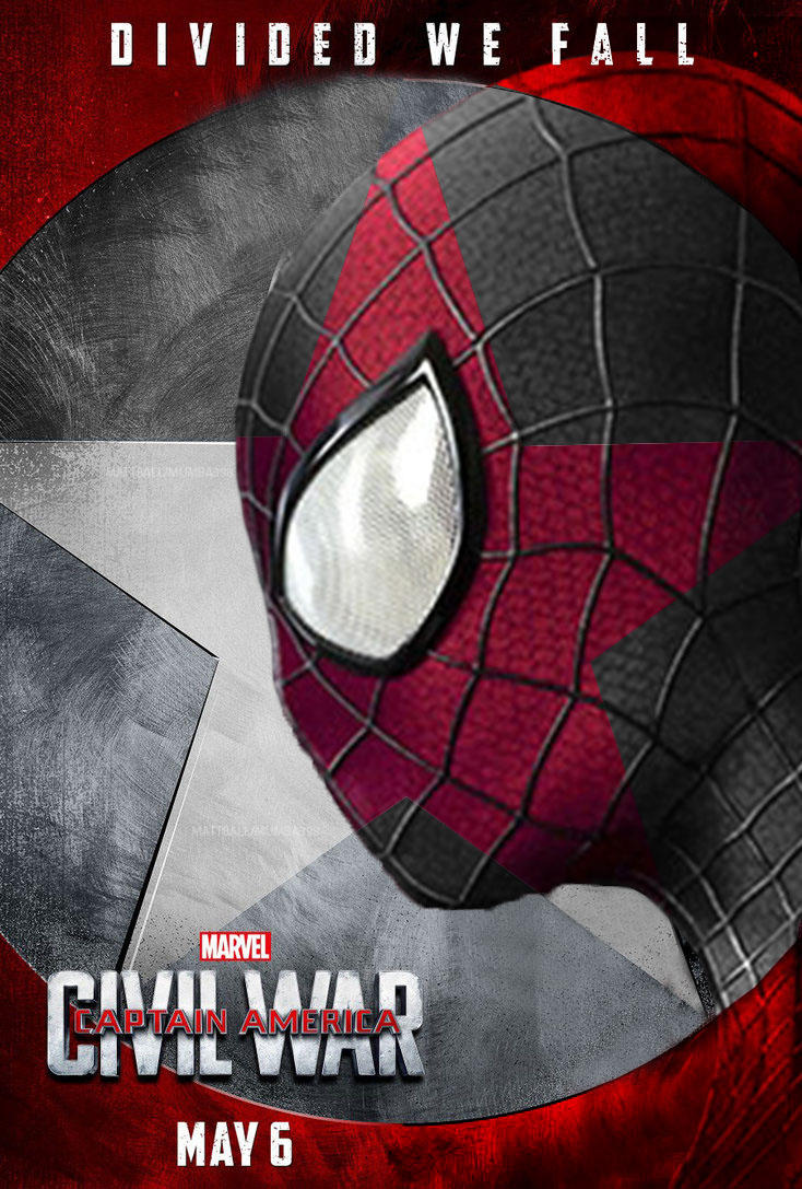 Captain America Civil War Spider Man Poster By Mumba398 On Deviantart