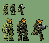 Halo Series Civilian Sprite Sheet by DanteWreckmen-999 on DeviantArt
