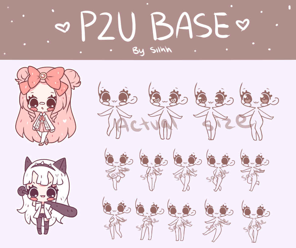 P2U BASE - 3 by Silhh on DeviantArt