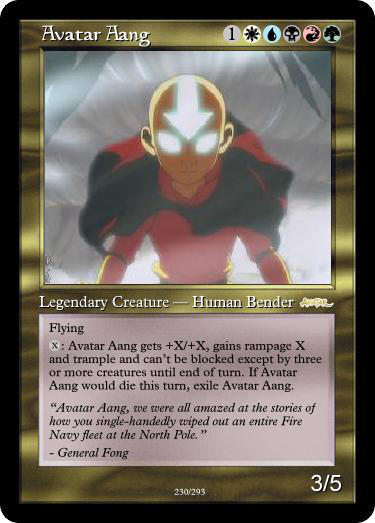 AtlA Magic-Set Avatar Aang by DarkMoldo on DeviantArt