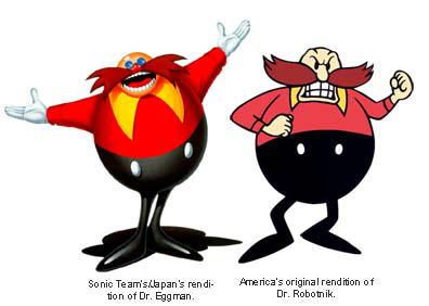 JAP Robotnik(AKA Eggman) and US Robotnik by classicsonicawesome on ...