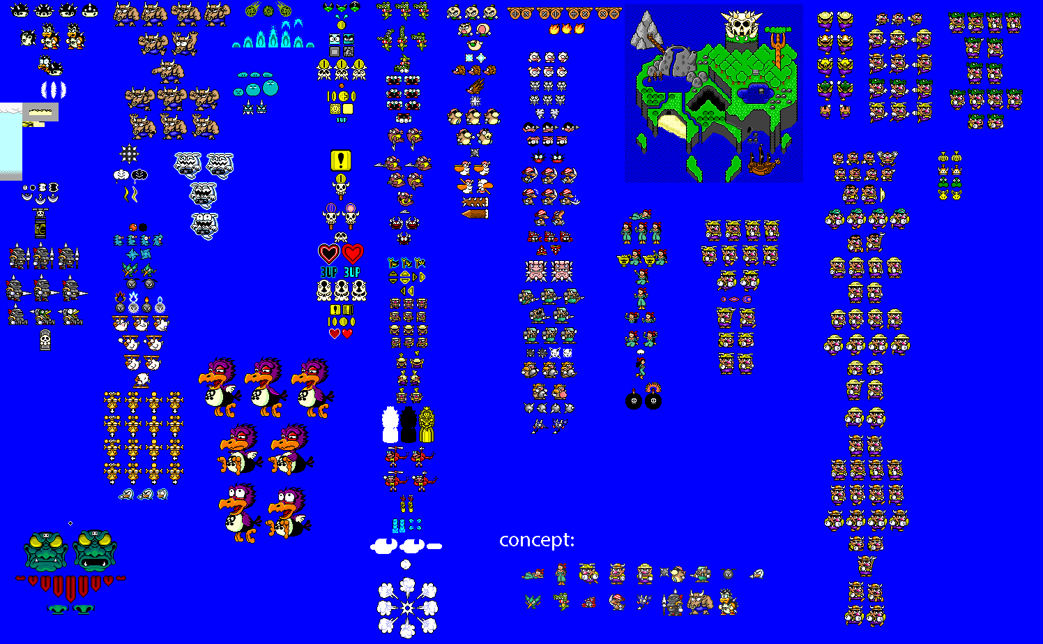 Smbx super mario world sprites - skillszik