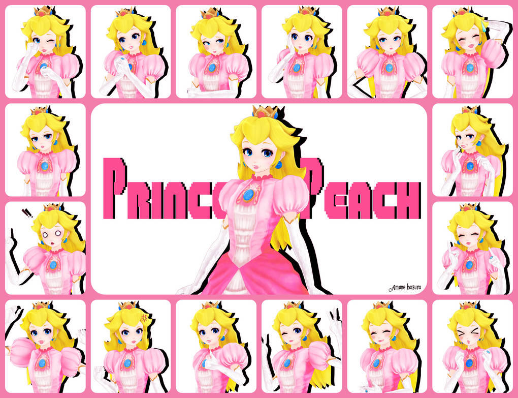MMD TDA: ~ Princess Peach ~ by AmaneHatsura on DeviantArt