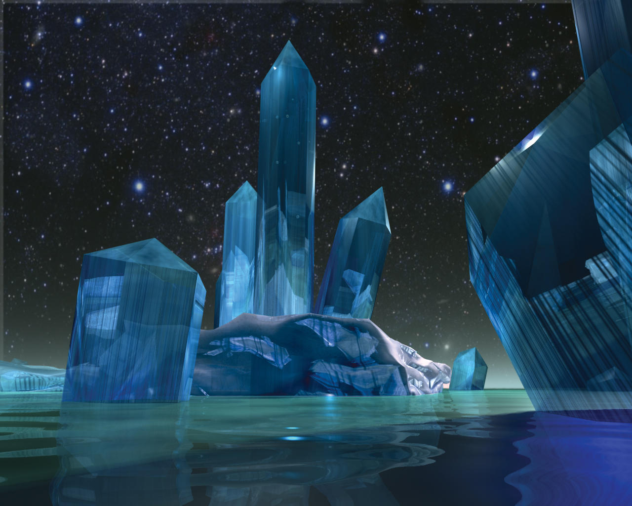 Crystal Ocean by Attani on DeviantArt