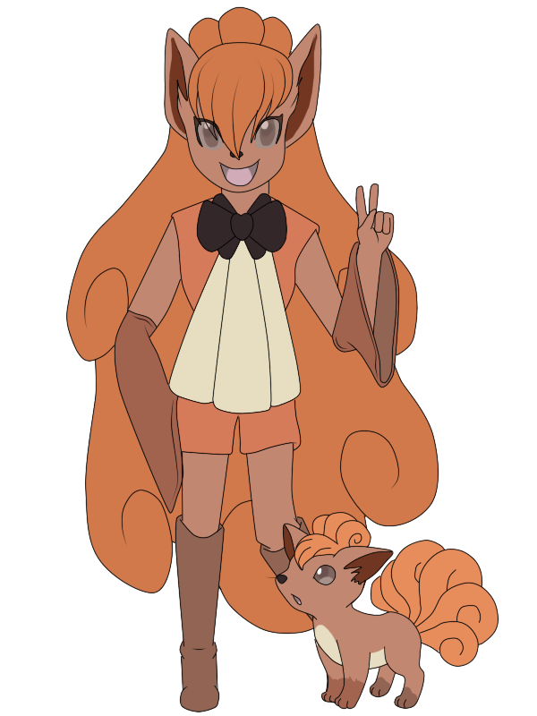 Human Vulpix by Vita-Tani on DeviantArt