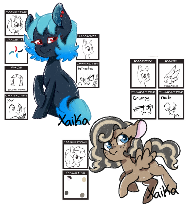 Random Pony Generator: OTA (OPEN) by Xaika on DeviantArt