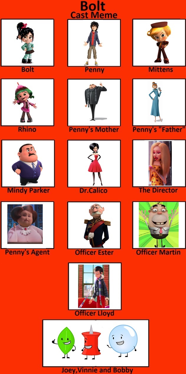 Bolt Cast Meme by Blaze-On-Fire on DeviantArt