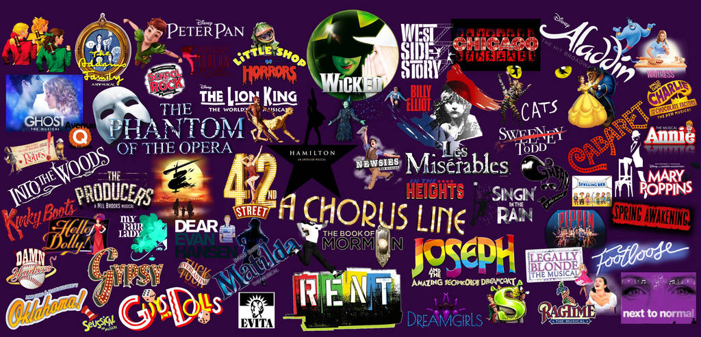 Broadway Musicals Wallpaper by tonyatienza on DeviantArt