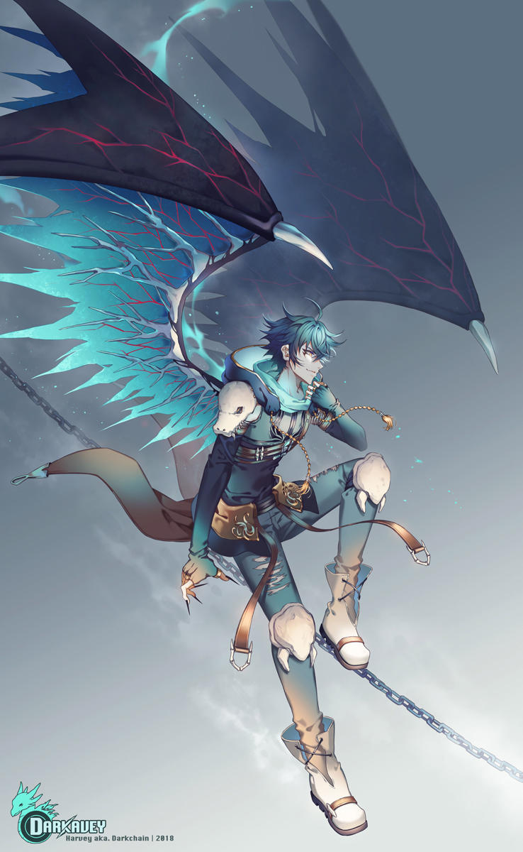 Blue Archer by Darkavey on DeviantArt