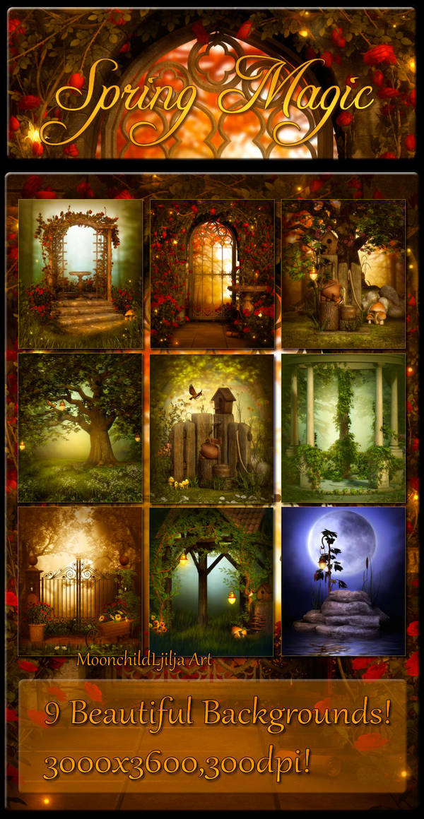 Spring Magic backgrounds by moonchild-ljilja on DeviantArt