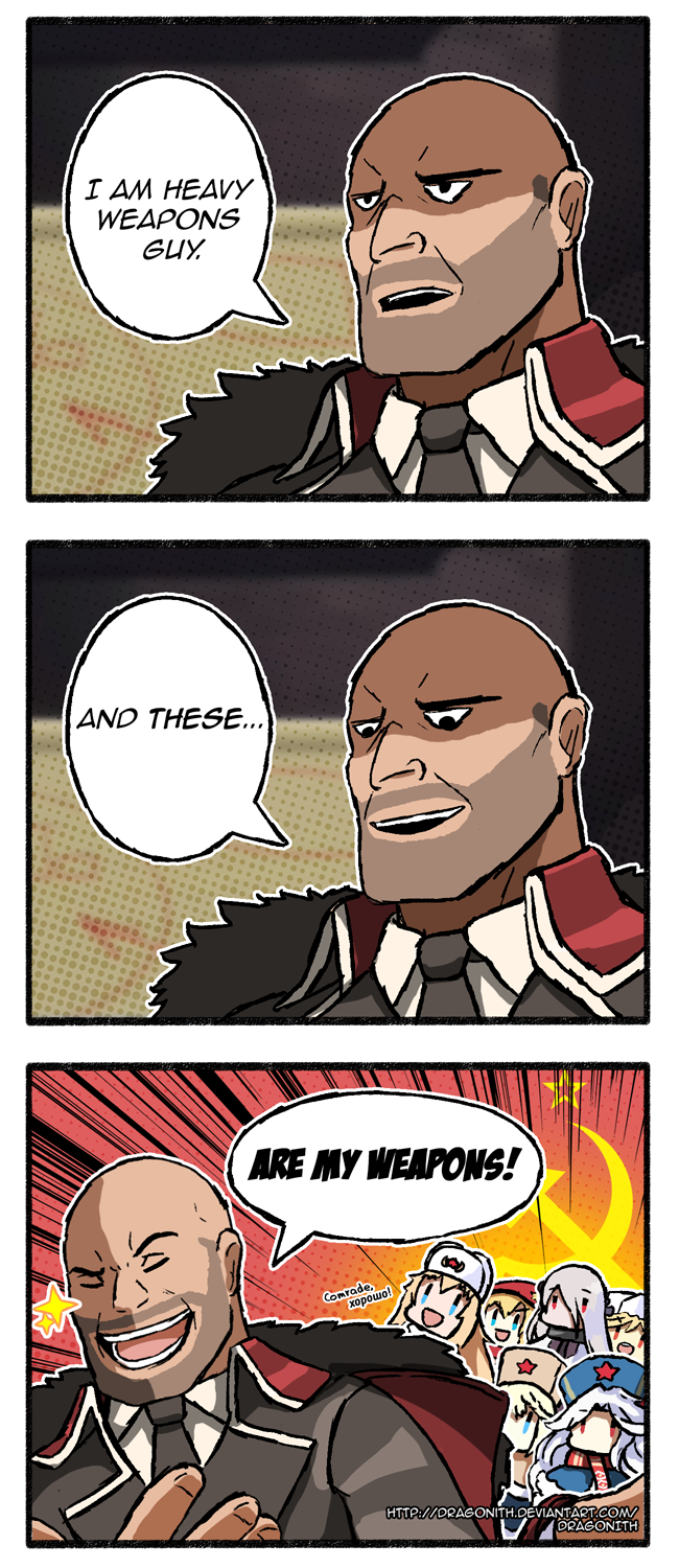 I am Heavy Weapons Guy... by Dragonith on DeviantArt