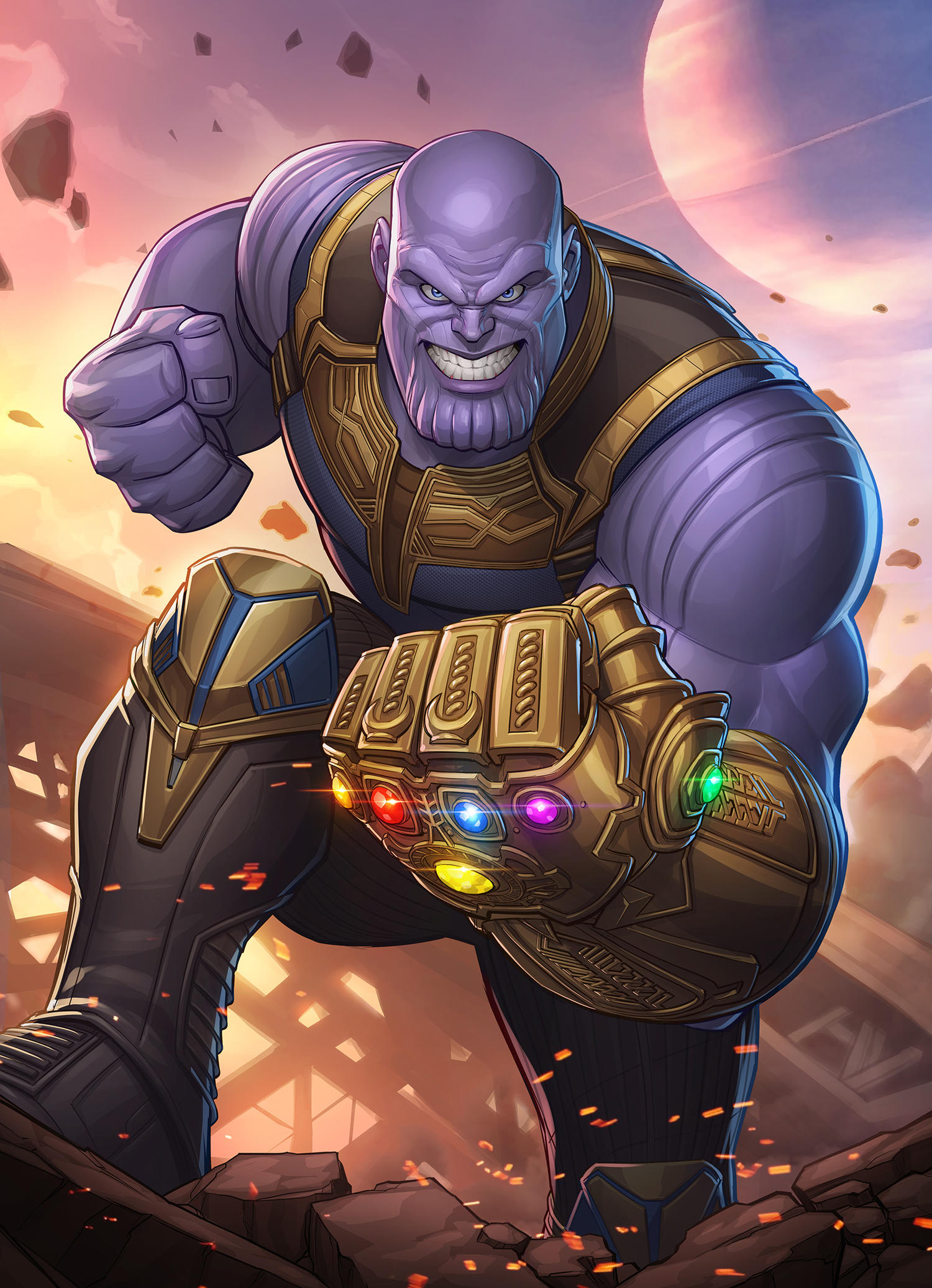 Patrick Brown Thanos Avengers Infinity War Avengers Series Marvel Marvel Cinematic