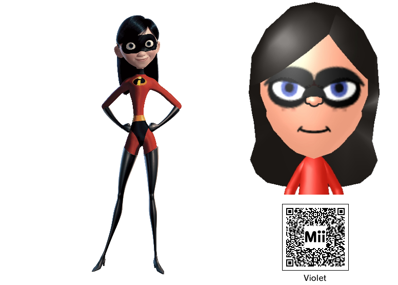 Nintendo Mii - Violet Parr by SuperCaptainN on DeviantArt