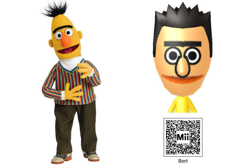 Nintendo Mii - Bert by SuperCaptainN on DeviantArt